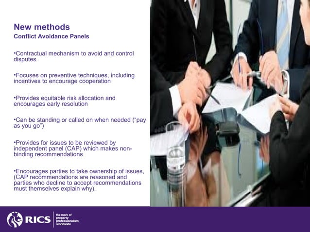 Dispute resolution in construction | PPT