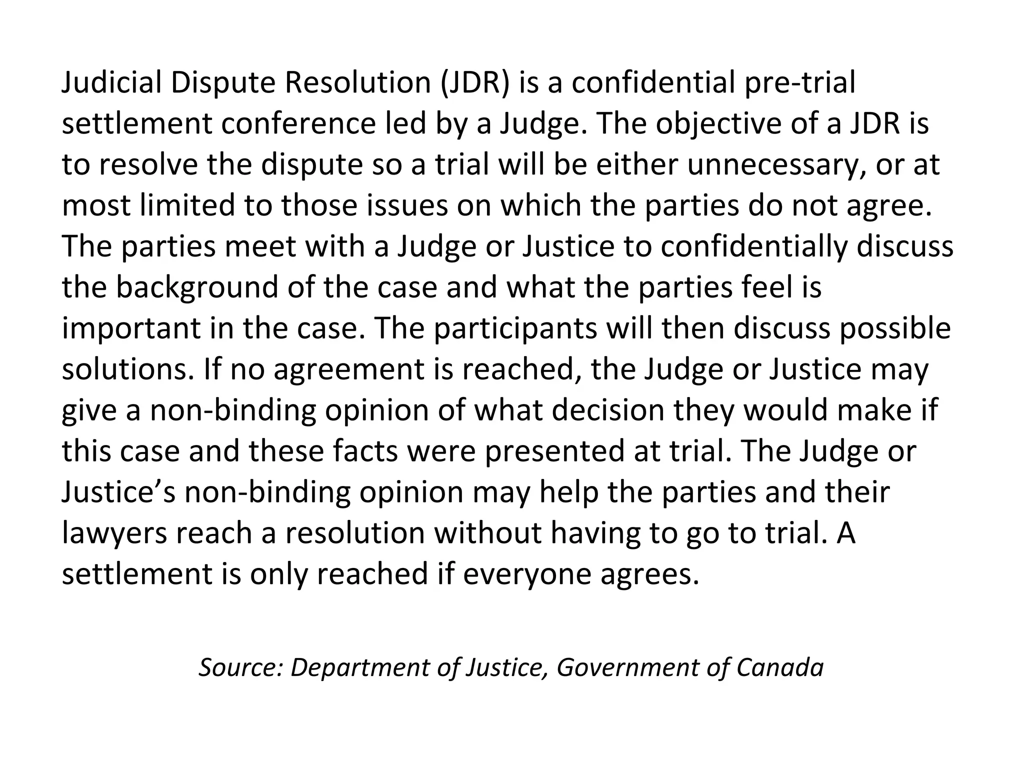 Dispute Resolution Methods | PPT