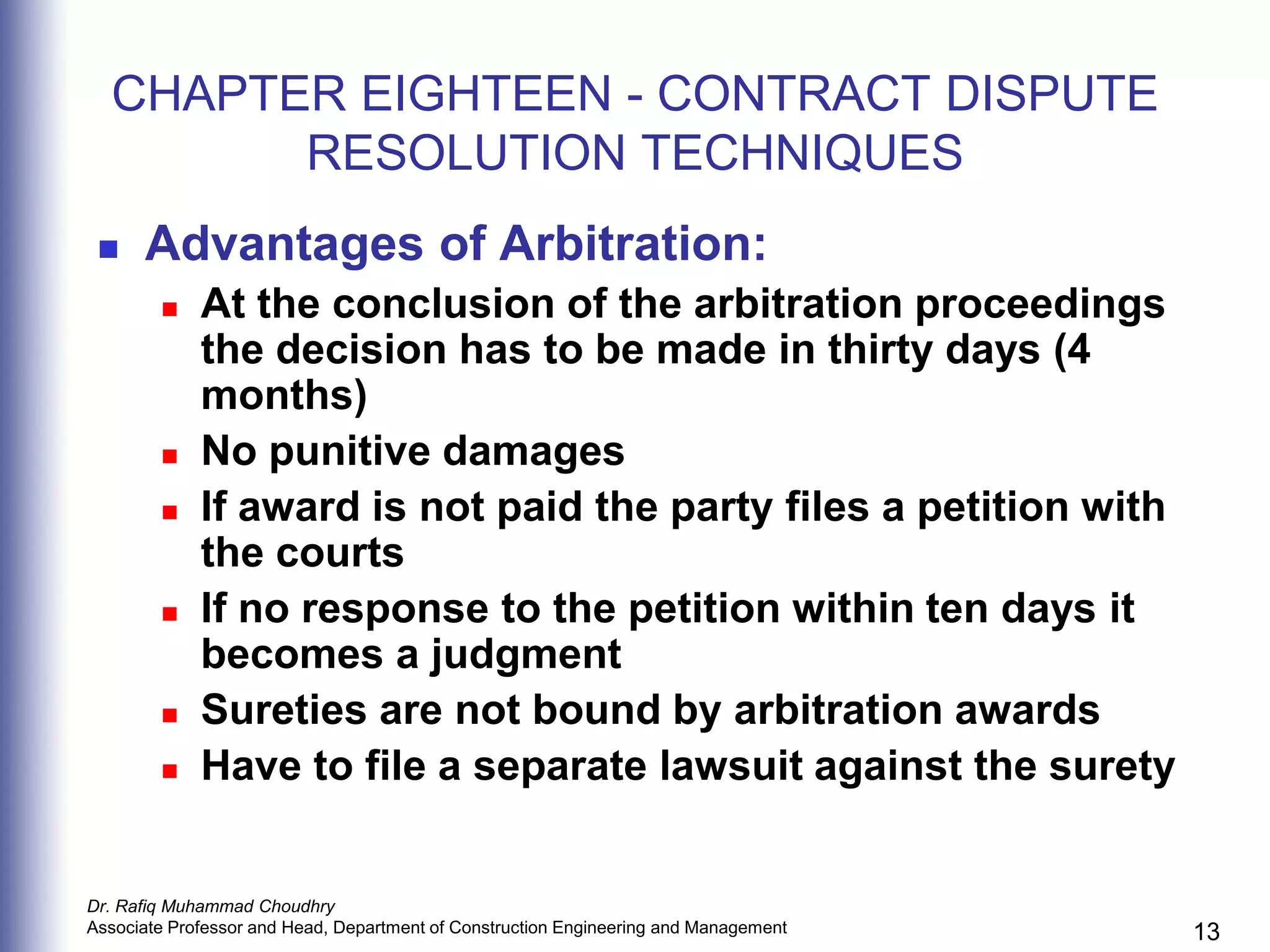 Dispute resolution technique | PPTX
