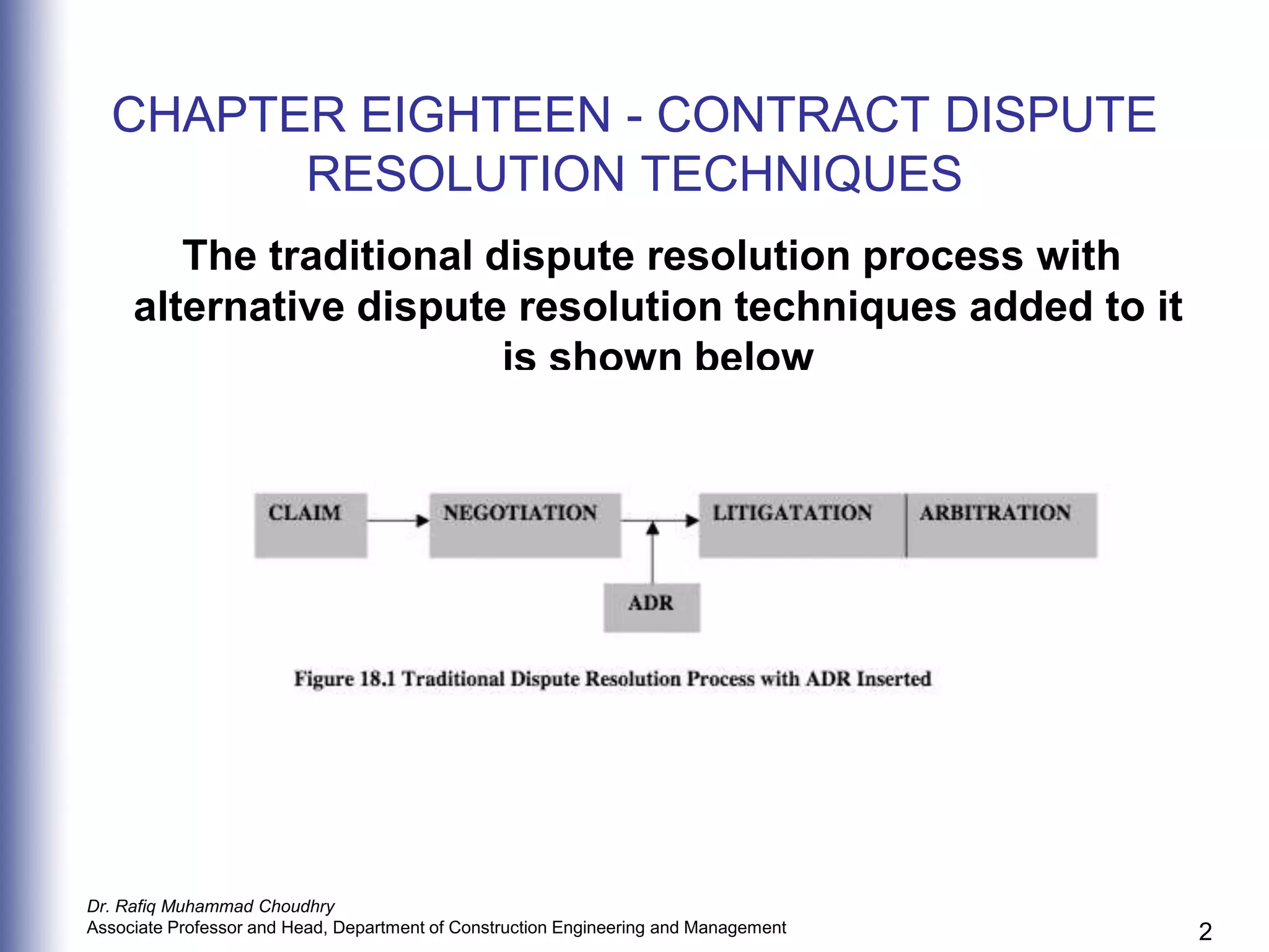 Dispute resolution technique | PPTX