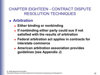 Dispute resolution technique | PPTX