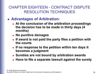 Dispute resolution technique | PPTX