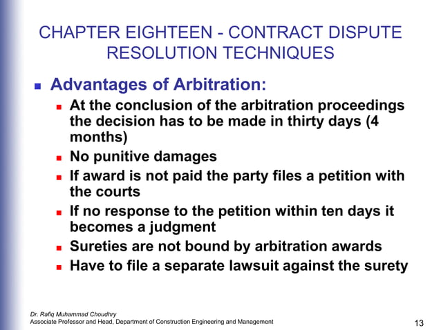 Dispute resolution technique | PPT