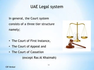 Dispute resolution uae_venkat | PPSX