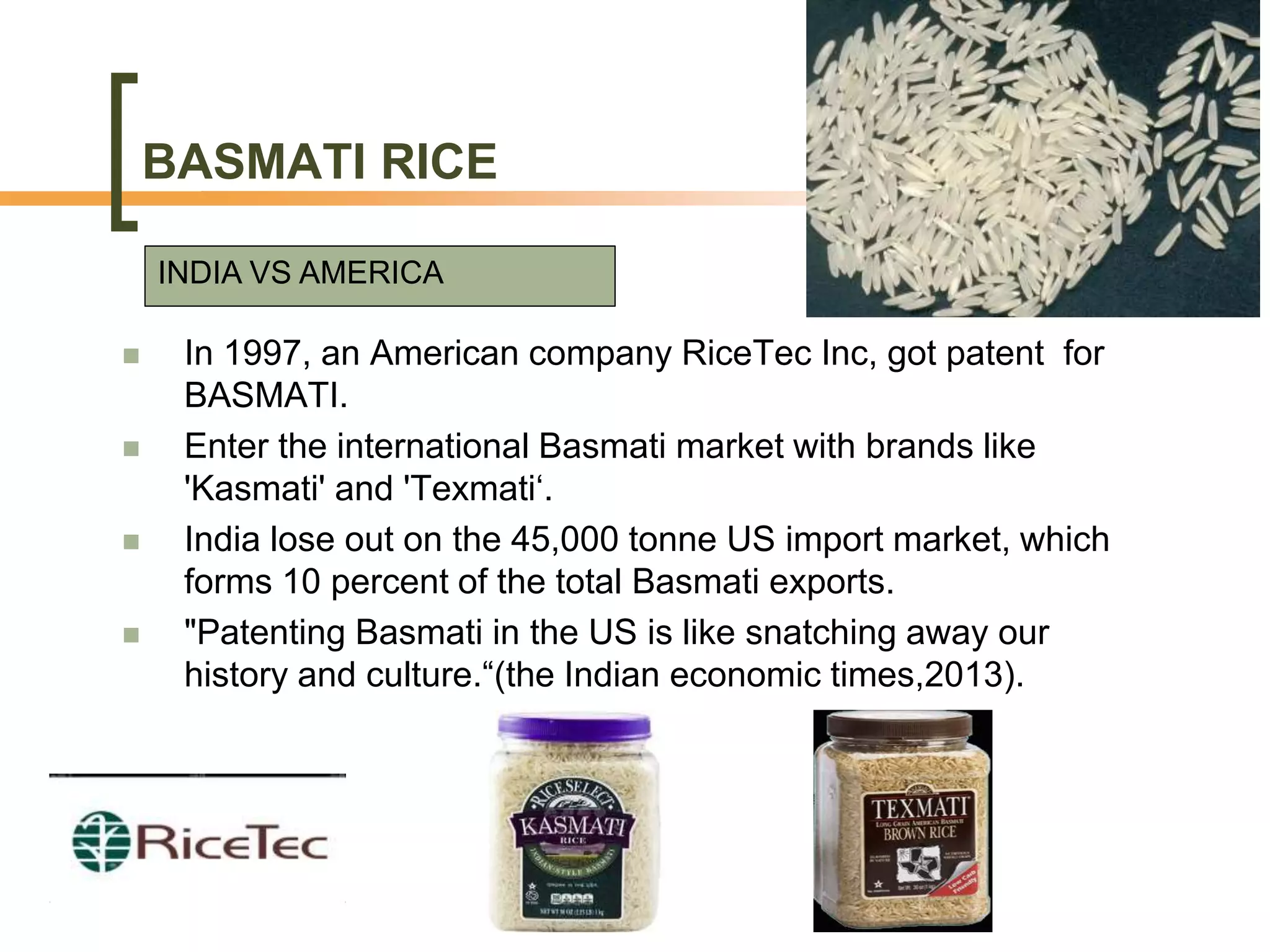 Disputes between india and other countries in geographical indication ...