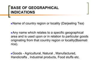 Disputes between india and other countries in geographical indication ...