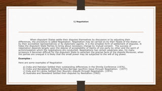disputes in international law | PPT