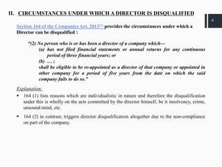 DISQUALIFIED DIRECTORS ANTICIPATE RELIEF FROM BOMBAY HC | PPT