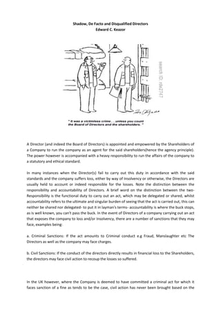 Disqualified directors and their shadows | PDF