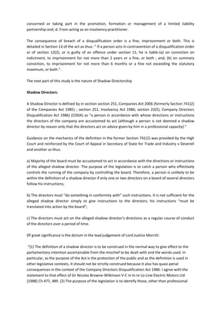 Disqualified directors and their shadows | PDF