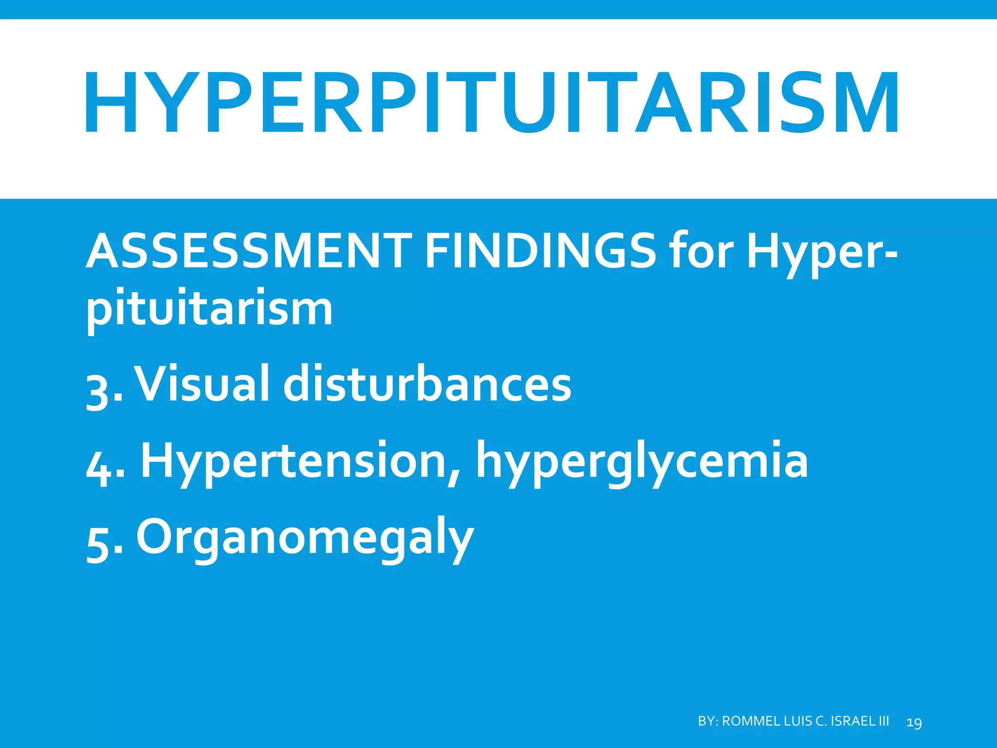 DISORDERS OF THE PITUITARY GLAND | PPT