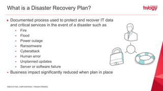 What's in a Disaster Recovery Plan? | PPT