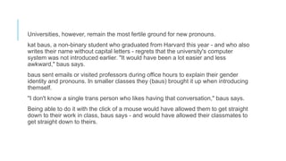 Disrespectful Pronouns.pptx | Debated Sensitive Social Issues | Sensitive Topics