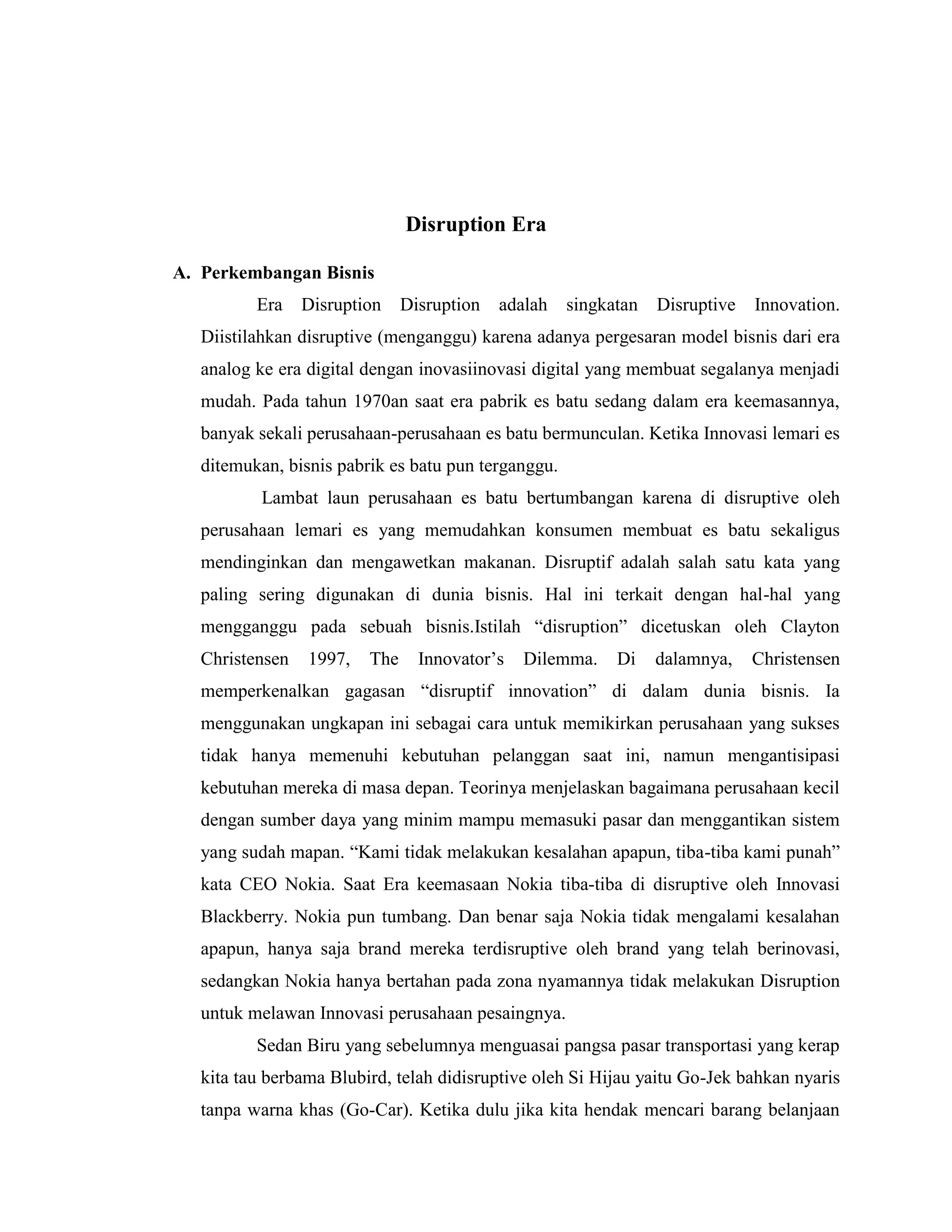Disruption era | PDF