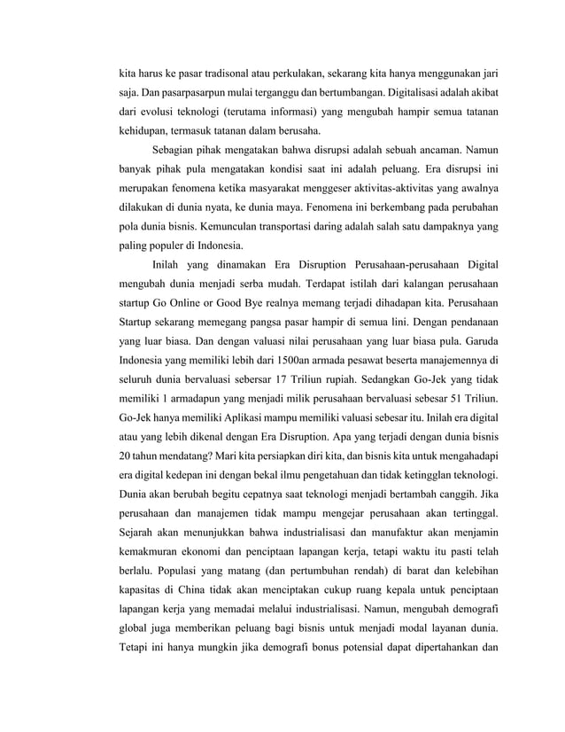 Disruption era | PDF