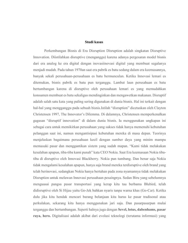 Disruption era | PDF