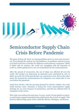 Disruption In Semiconductor Supply Chain | PDF | Business | Business and Finance