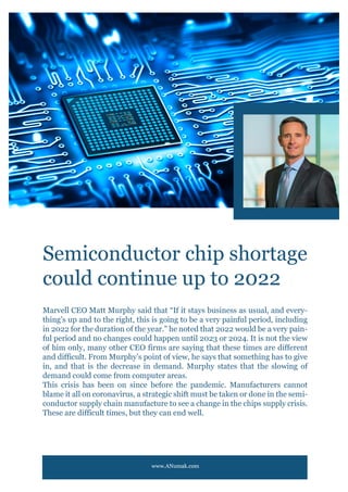 Disruption In Semiconductor Supply Chain | PDF