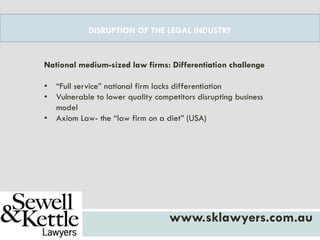 Disruption of the legal industry | PPT
