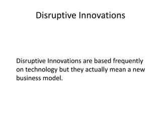 Disruption trends | PPT