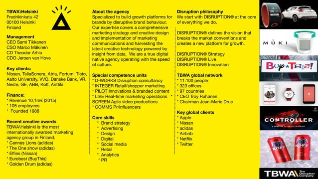 Disruption® visma solutions_tbwa_kallekanerva | PDF | Business ...