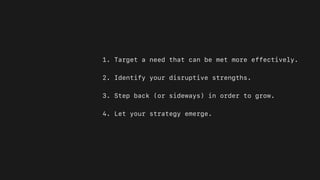 Disruptive Innovation | PDF