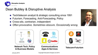Dean Bubley presentation on enterprise & neutral host models for mobile ...