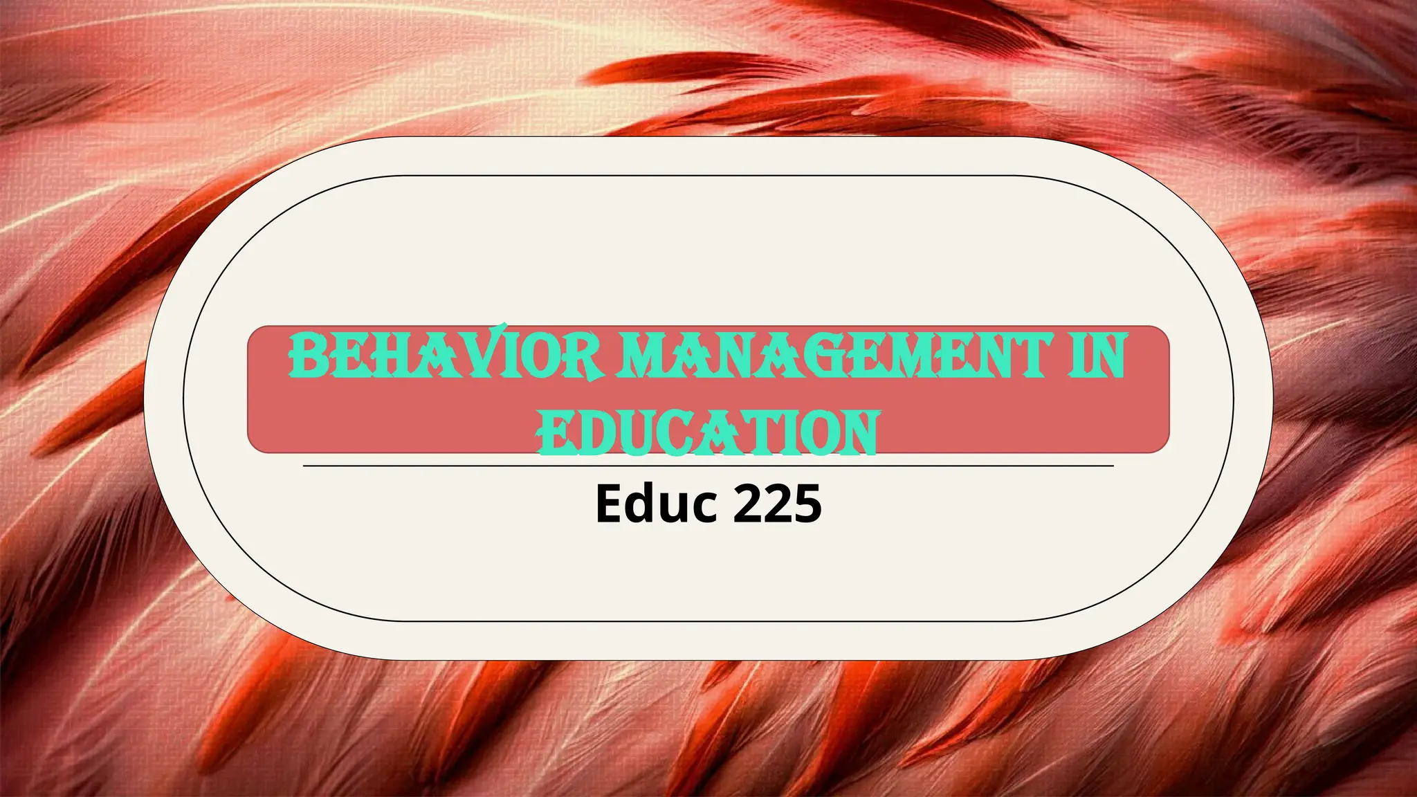 Management of Disruptive Behavior In The Classroom.pptx