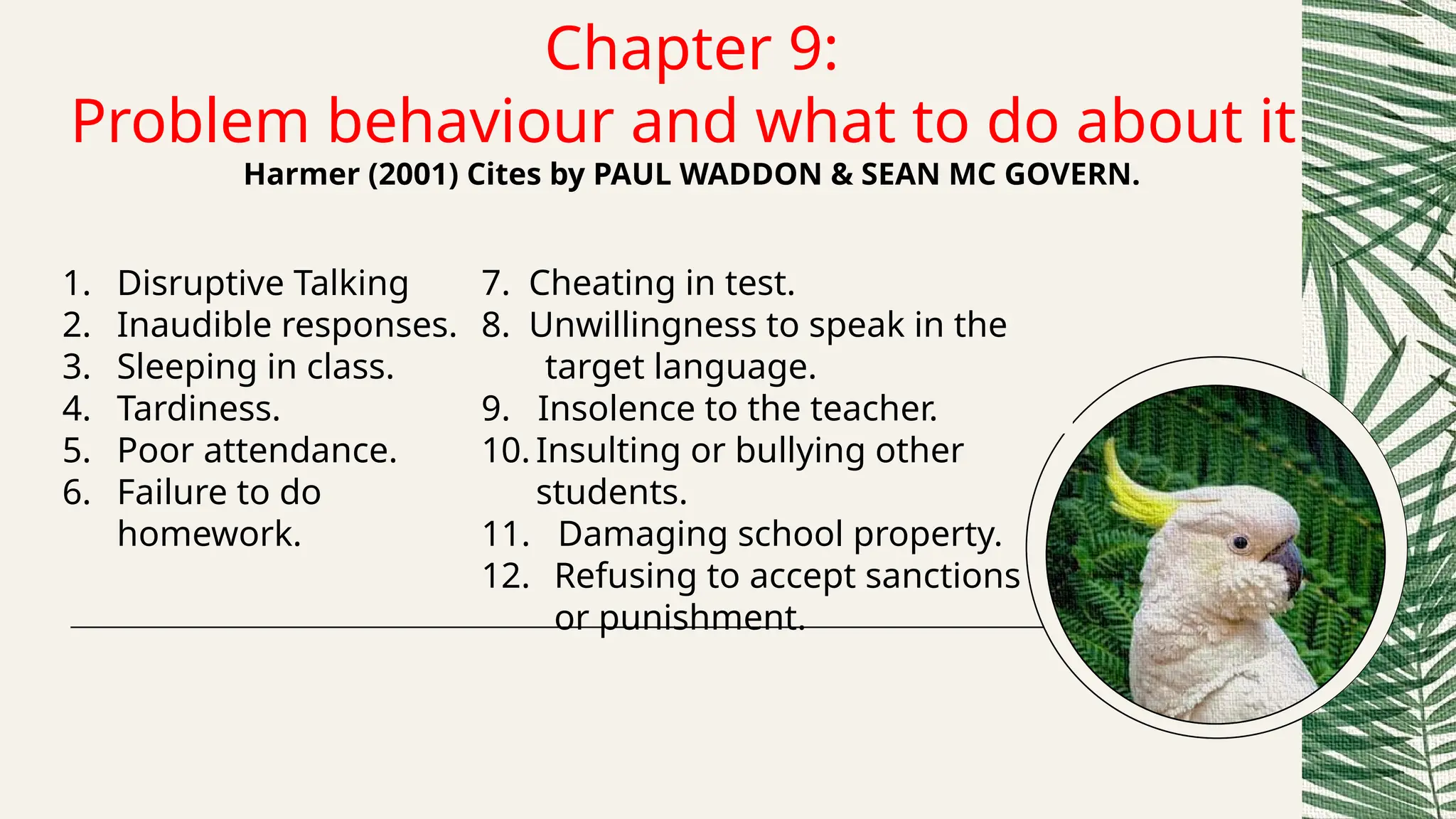 Management of Disruptive Behavior In The Classroom.pptx