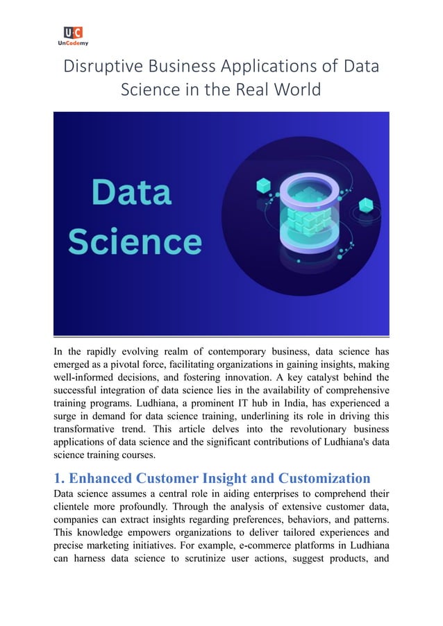 Disruptive Business Applications of Data Science in the Real World.pdf