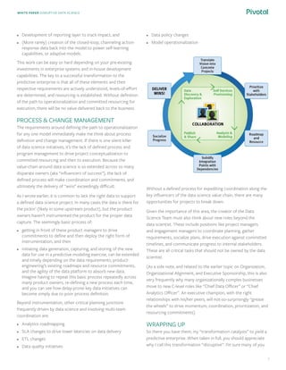 Disruptive Data Science Series: Transforming Your Company into a Data Science-Driven Enterprise ...