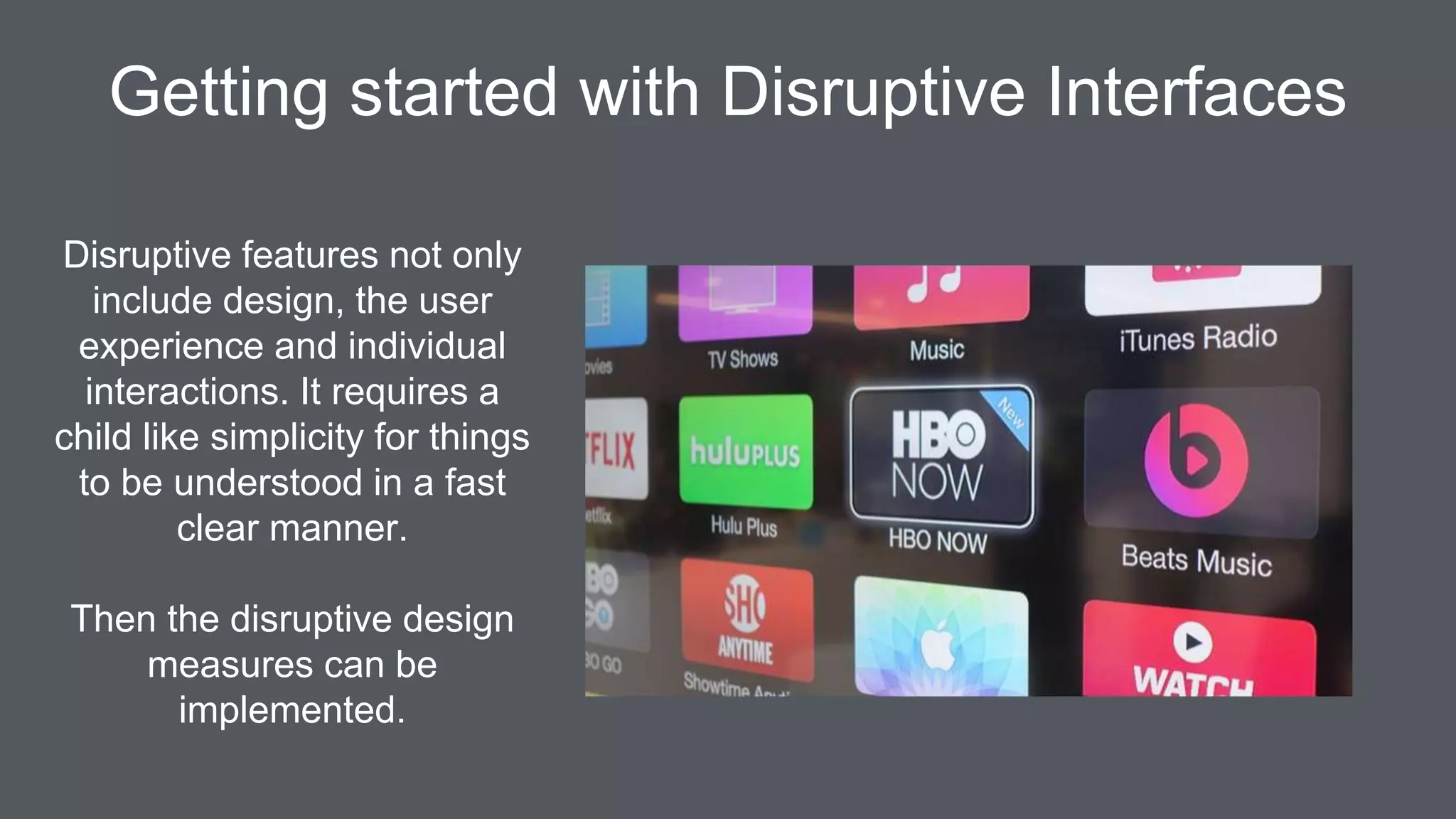Disruptive information design | PPTX