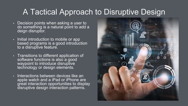 Disruptive information design | PPTX