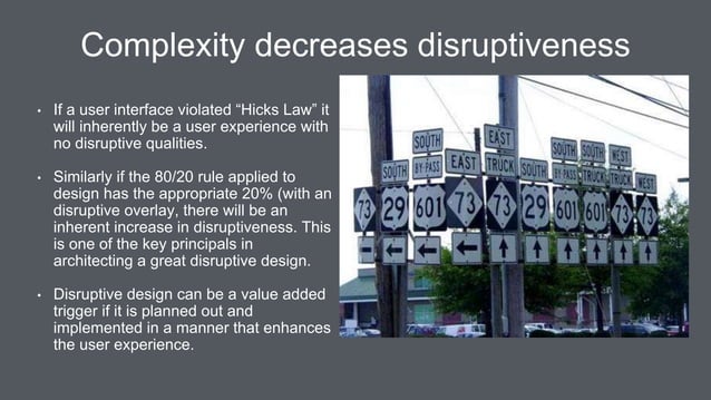 Disruptive information design | PPTX