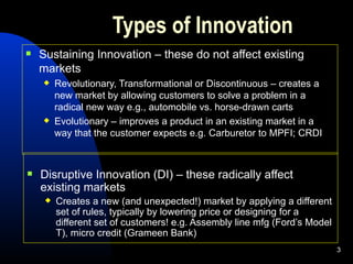 Disruptive Innovation Ppt