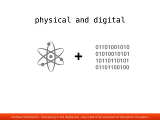 Disrupting in the digital era: key traits of an evolution of disruptive ...