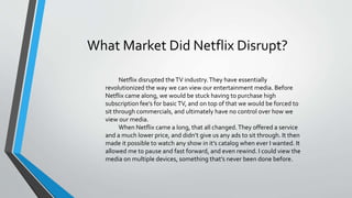 Disruptive innovation, How Uber and Netflix Caused Innovation | PPTX