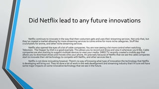 Disruptive innovation, How Uber and Netflix Caused Innovation | PPTX