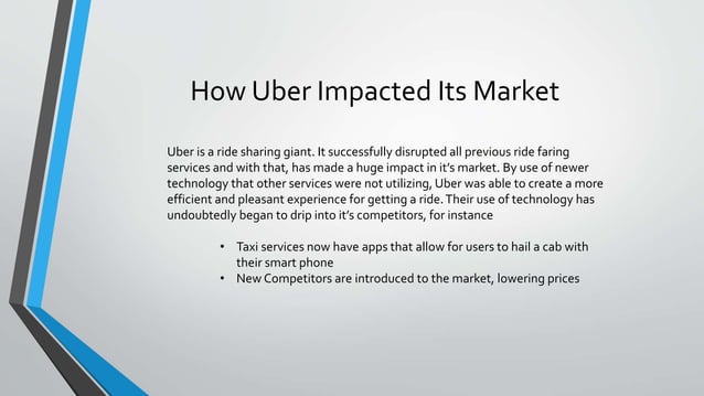 Disruptive innovation, How Uber and Netflix Caused Innovation | PPTX ...