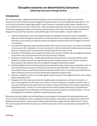Disruptive outcomes are determined by consumers | PDF | Free Download