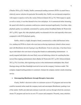 Disruptive Strategy of NETFLIX - V.V.L.N. Sastry | PDF