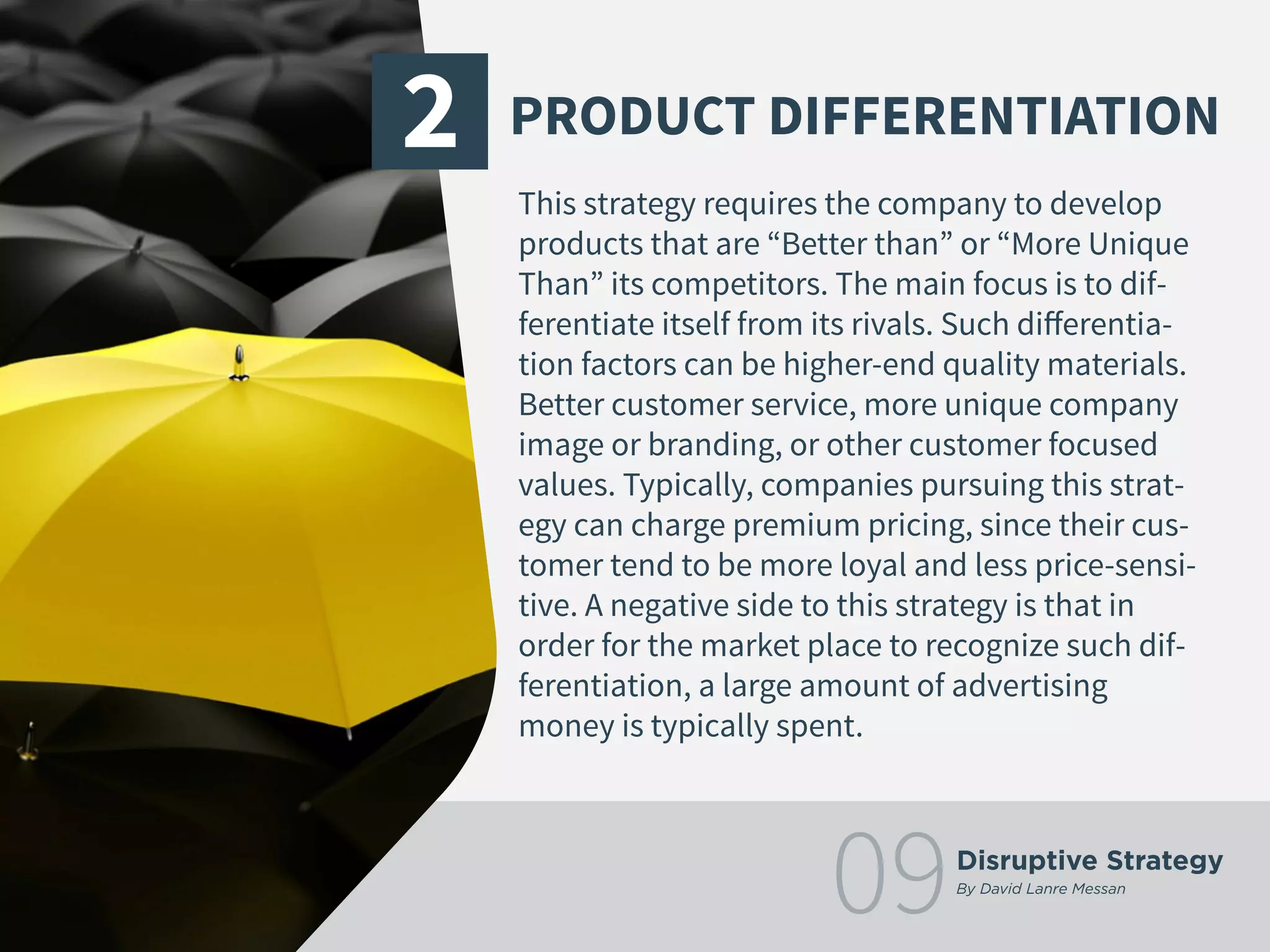 Disruptive Strategy Presentation | PDF