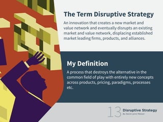 Disruptive Strategy Presentation | PPT