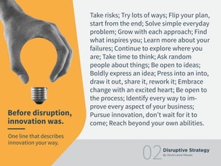 Disruptive Strategy Presentation | PPT