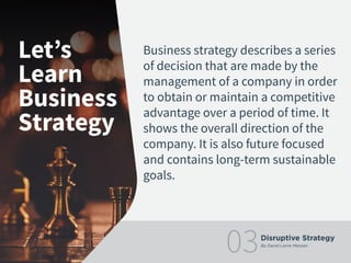 Disruptive Strategy Presentation | PPT