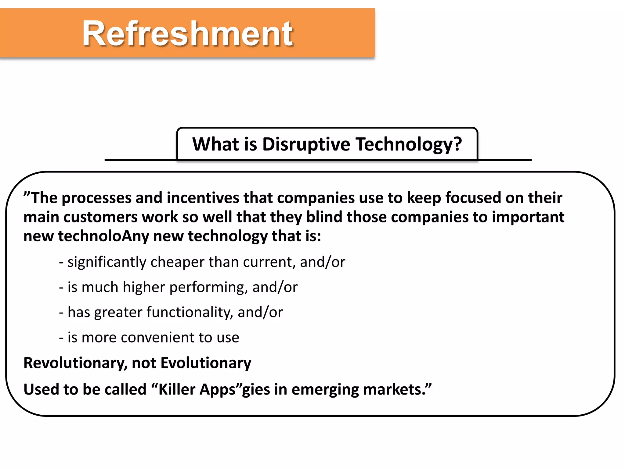 Disruptive technlogy | PPT
