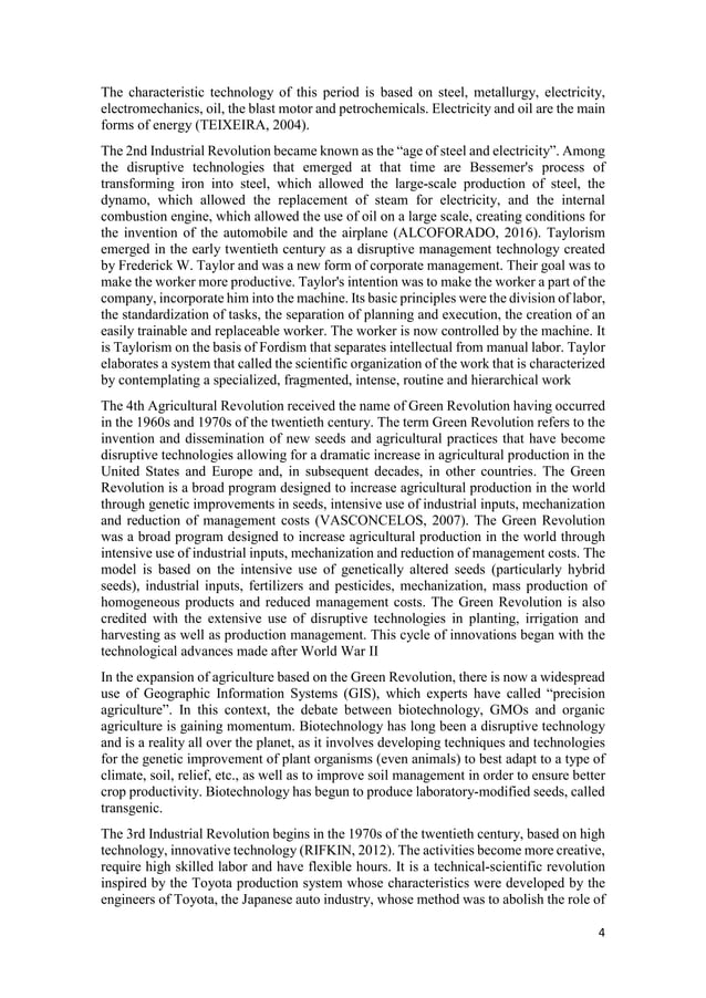 Disruptive technologies and their impacts throughout history | PDF