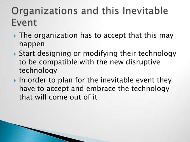 Disruptive Technology | PPT