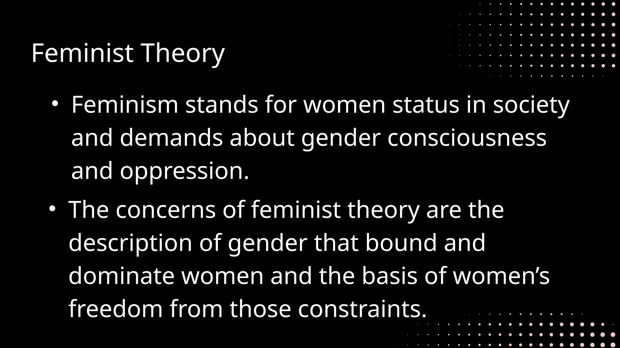 DISCIPLINES AND IDEAS IN SOCIAL SCIENCES CHAPTER 3 FEMINIST THEORY | PPTX