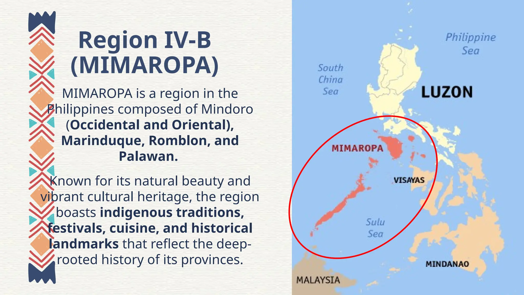 THE CULTURE OF REGION IV-B Also known as MIMAROPA) | PPTX